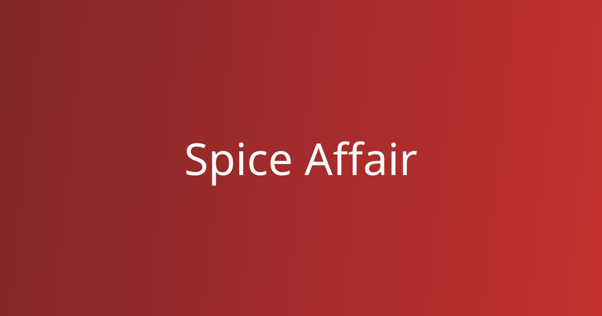Best Indian in Pittsburgh, PA | Spice Affair | Order Online